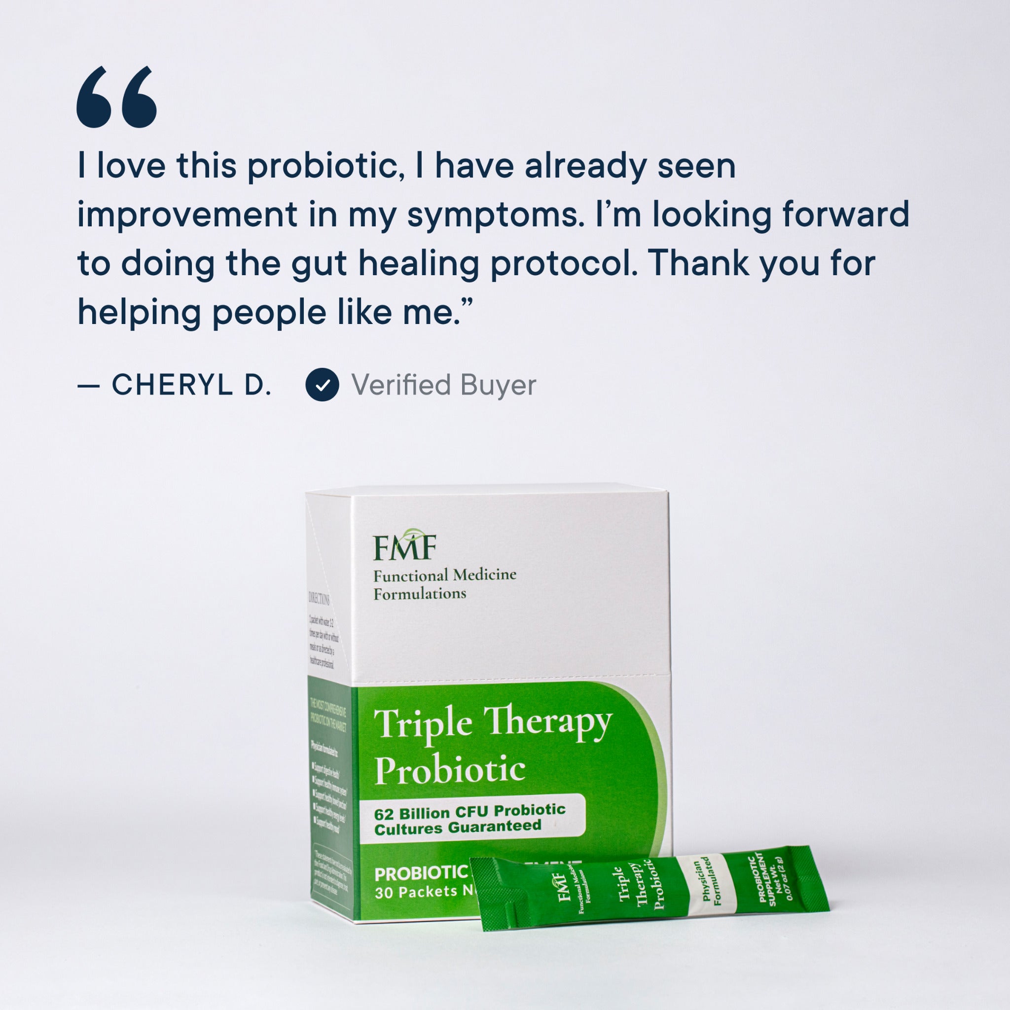 Triple Therapy Probiotic Powder Sticks – The Ruscio Institute LLC