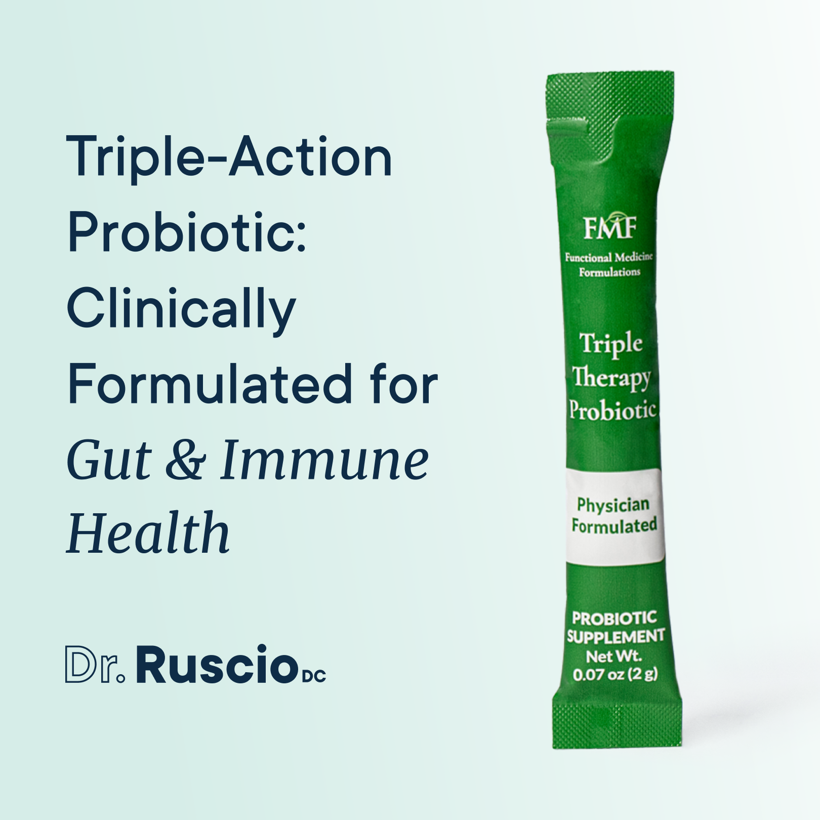 Triple Therapy Probiotic Powder Sticks – The Ruscio Institute LLC