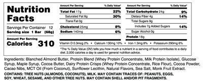 Evolution Protein Bar - Box of 12 – The Ruscio Institute LLC