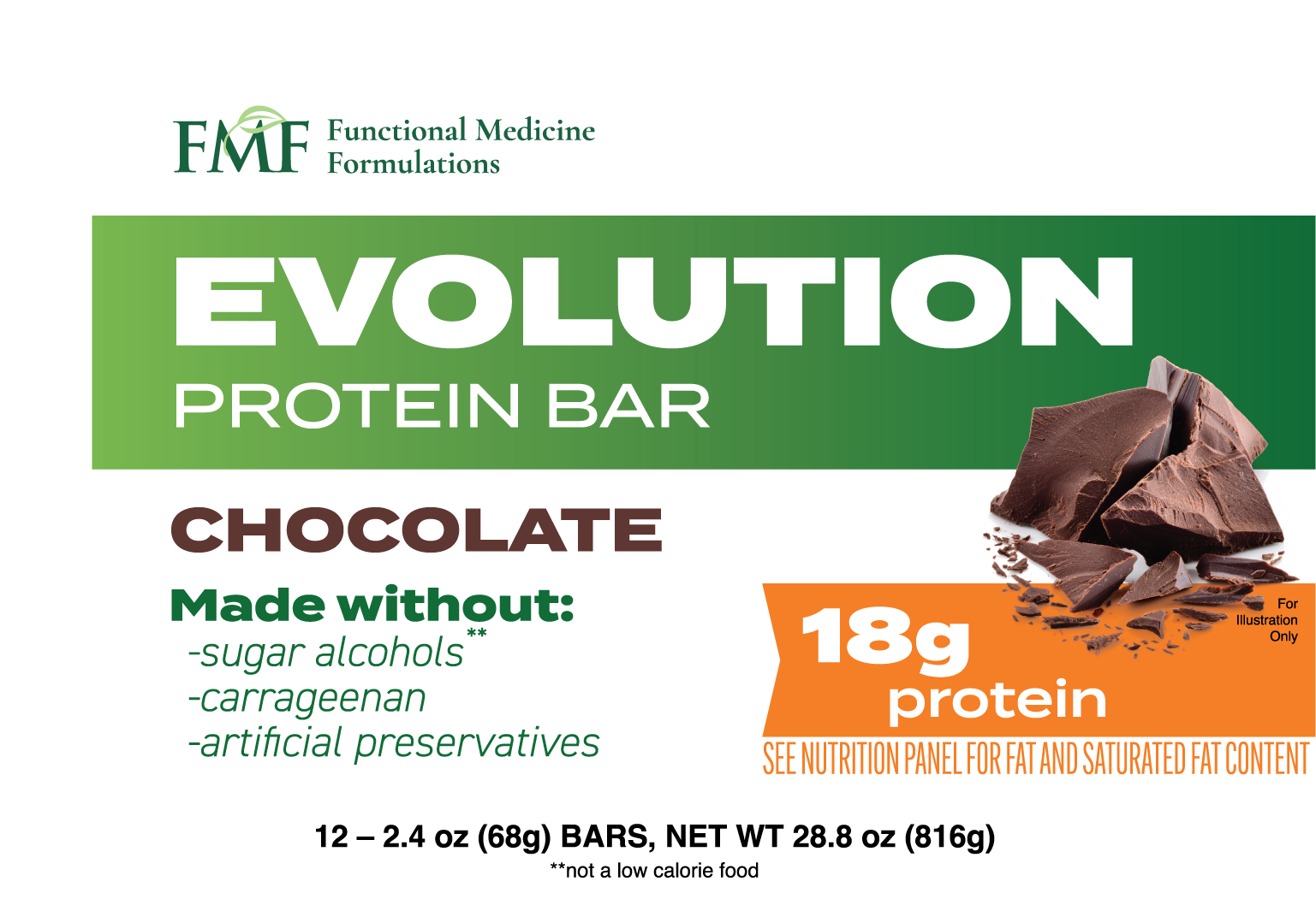 Evolution Protein Bar - Box of 12 – The Ruscio Institute LLC